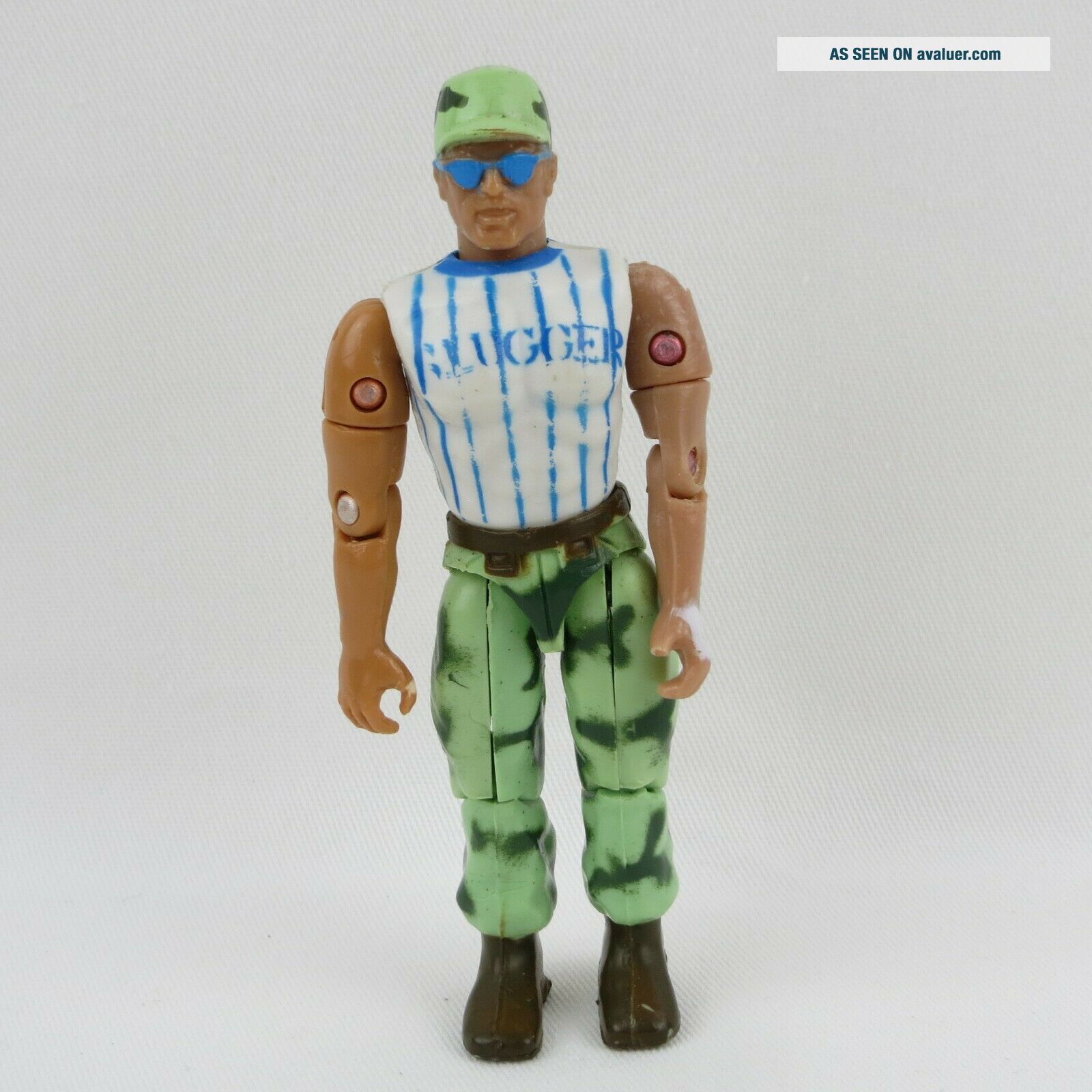 SLUGGER - AMERICAN DEFENSE / US FORCES - VINTAGE 1987 REMCO GI JOE KO ...