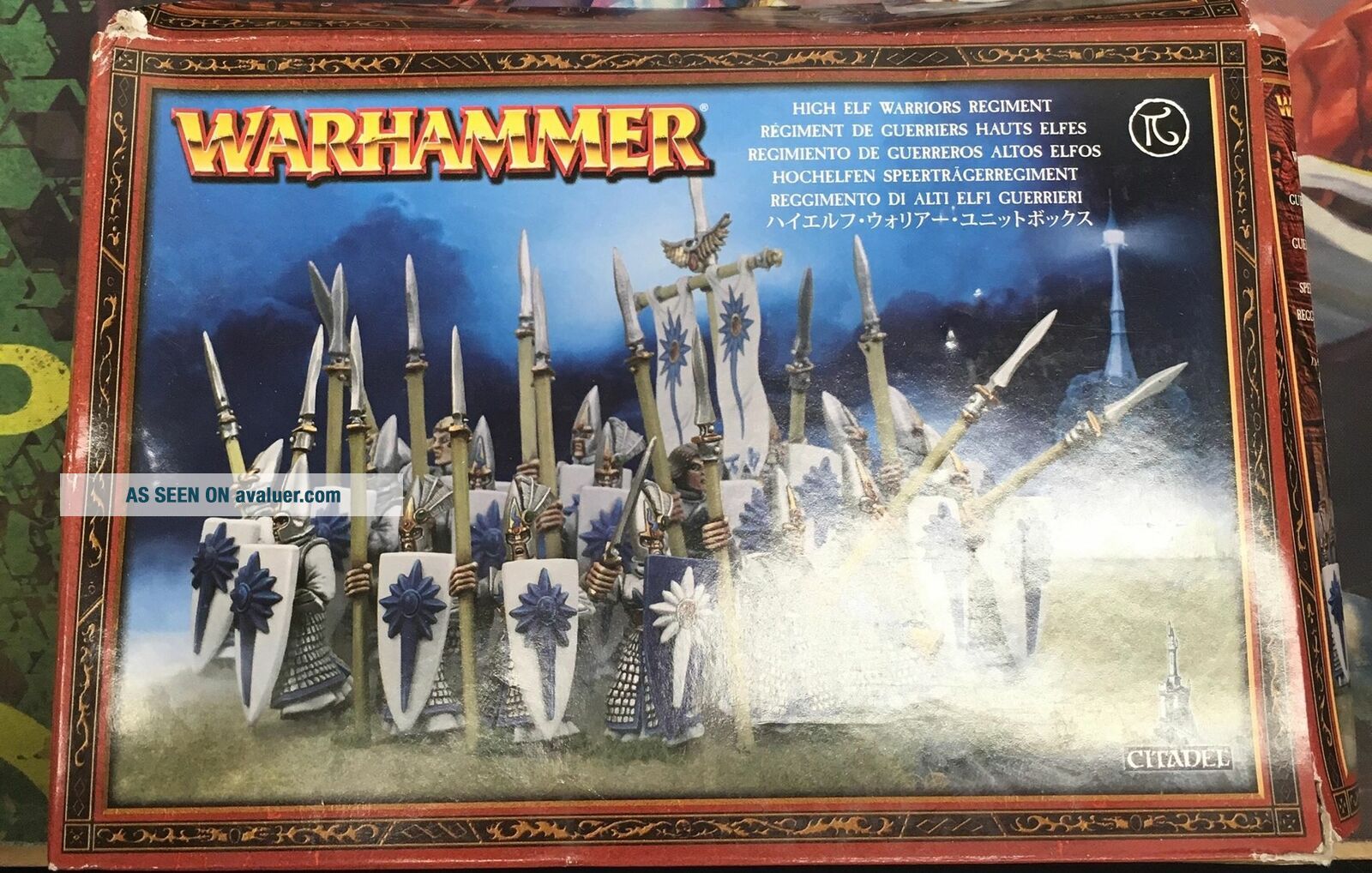 Warhammer Age Of Sigmar High Elf Warriors Regiment - Opened (No UPC ...