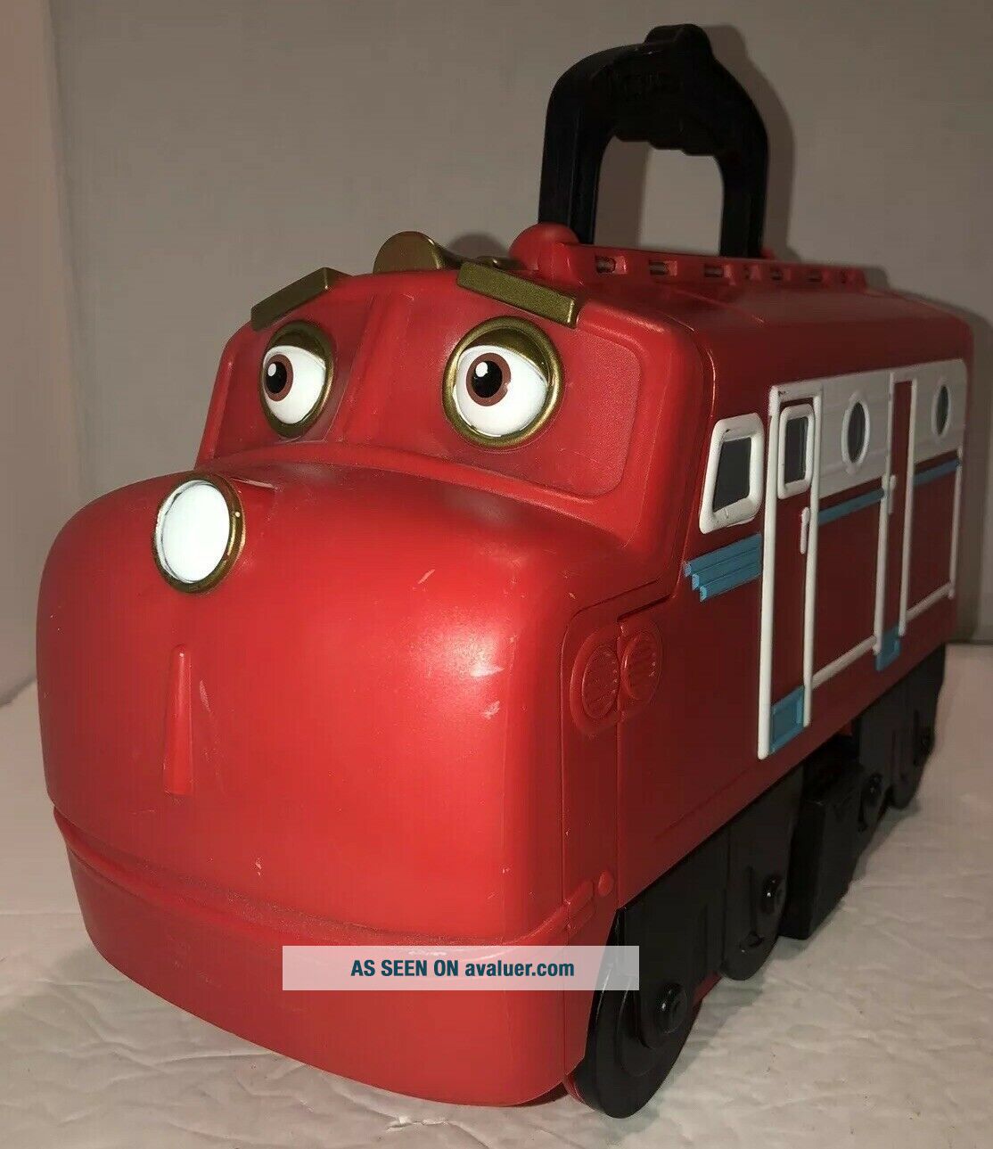 Chuggington Red Engine Travel Storage Carry Case Toy Train 2010 ...