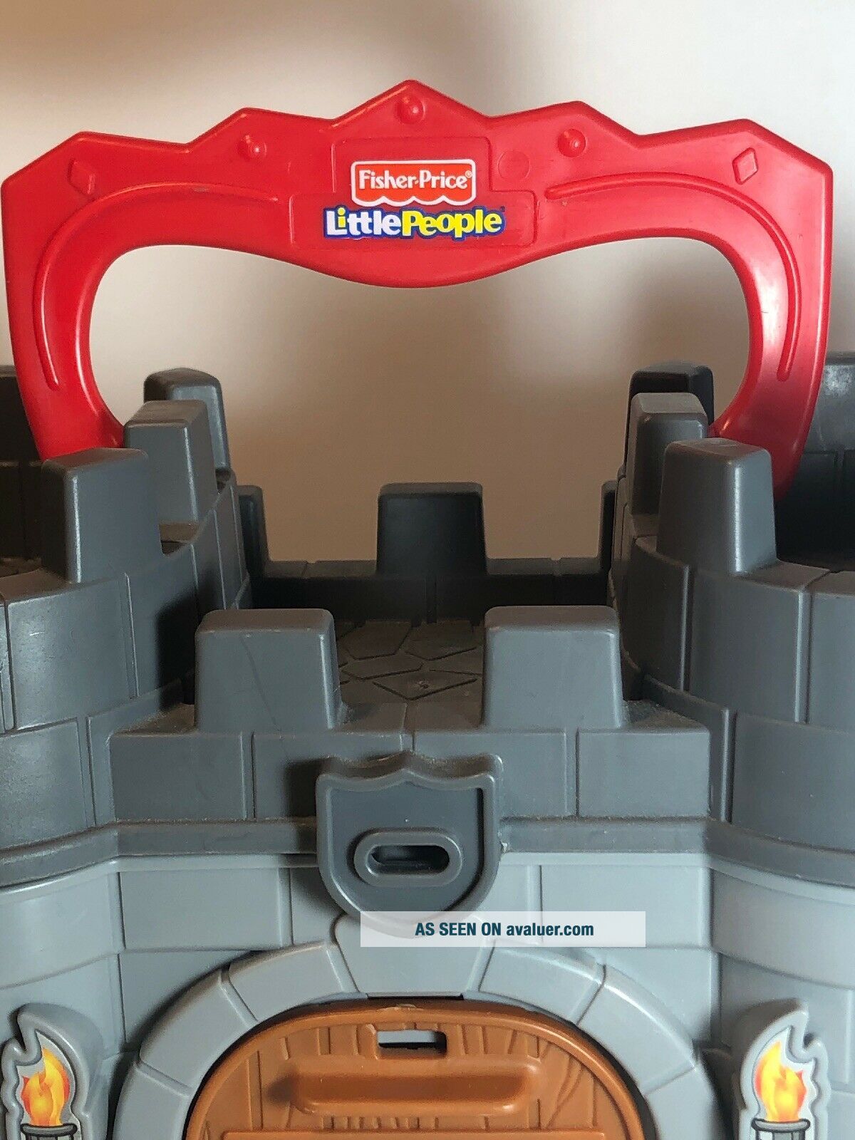 2009 Fisher Price Little People Carry N Go Play Castle W/ Red Handle ...