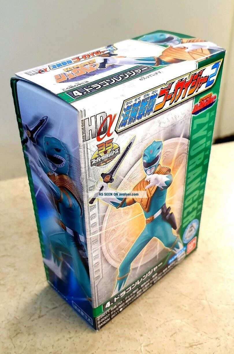Bandai HDα Hyper Detail Alpha Kyoryu Sentai Zyuranger Dragon Ranger PVC ...