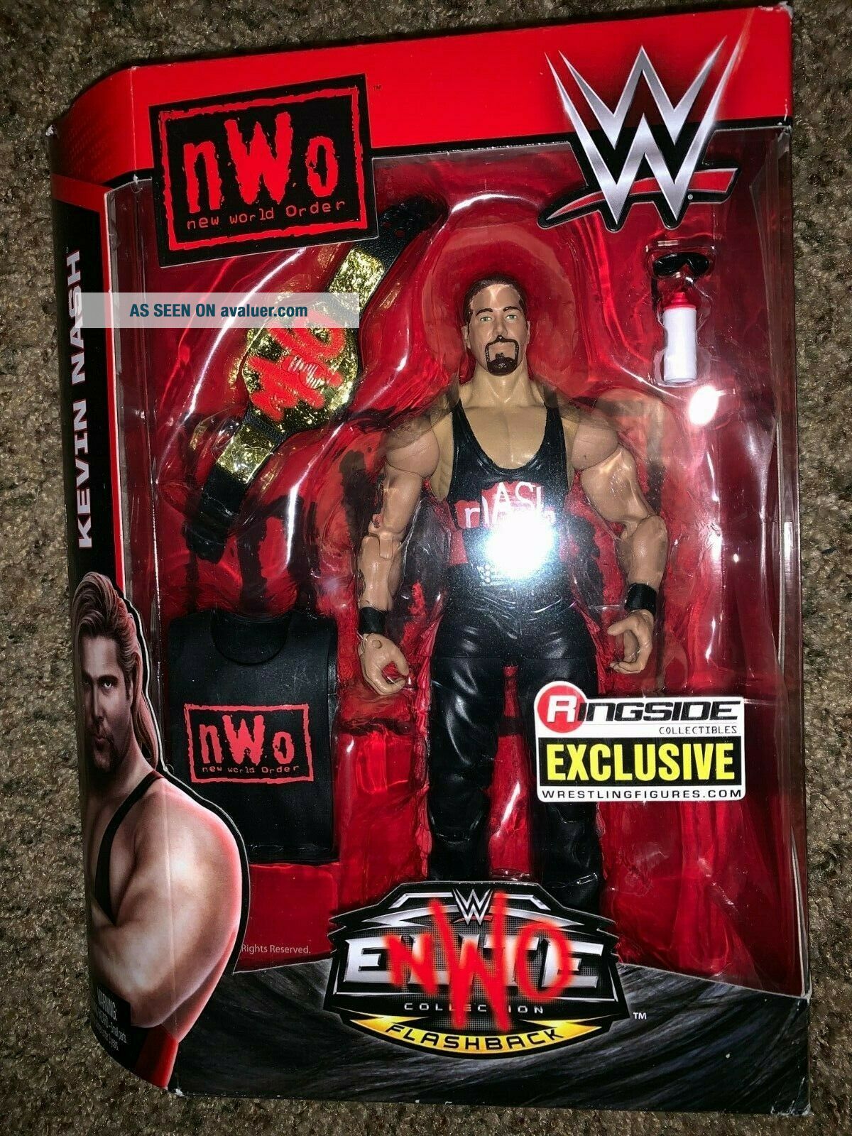 Mattel WWF WWE Kevin Nash Elite Action Figure RSC Exclusive NWO WCW ...