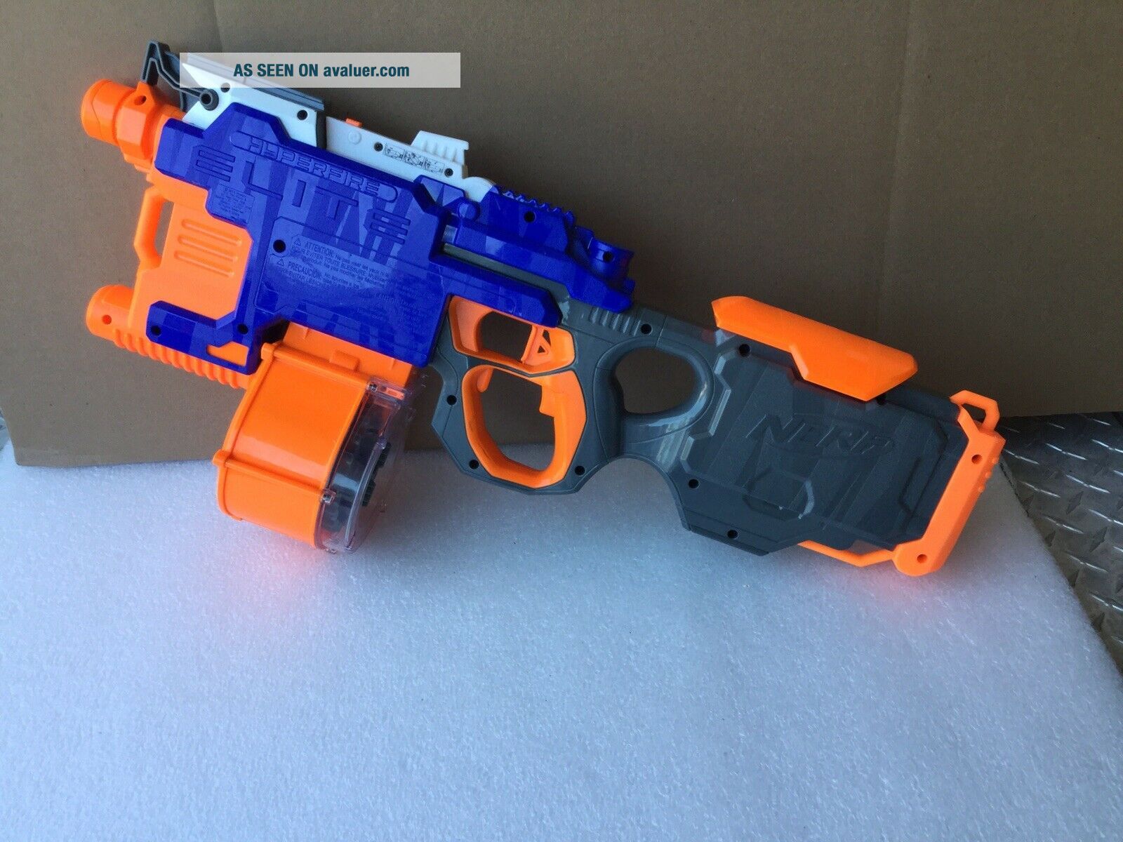 NERF Hyperfire Elite Dart Gun With Drum | #9254664