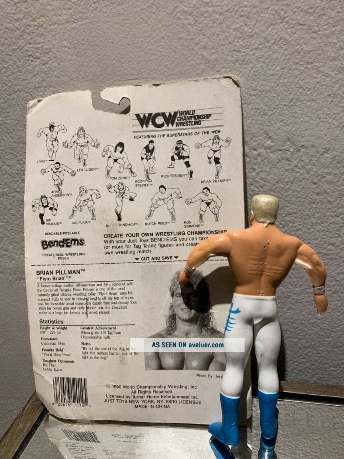 WCW Wrestling Bend - Ems: Sting V. Pillman (2 Figures/1 In Package ...