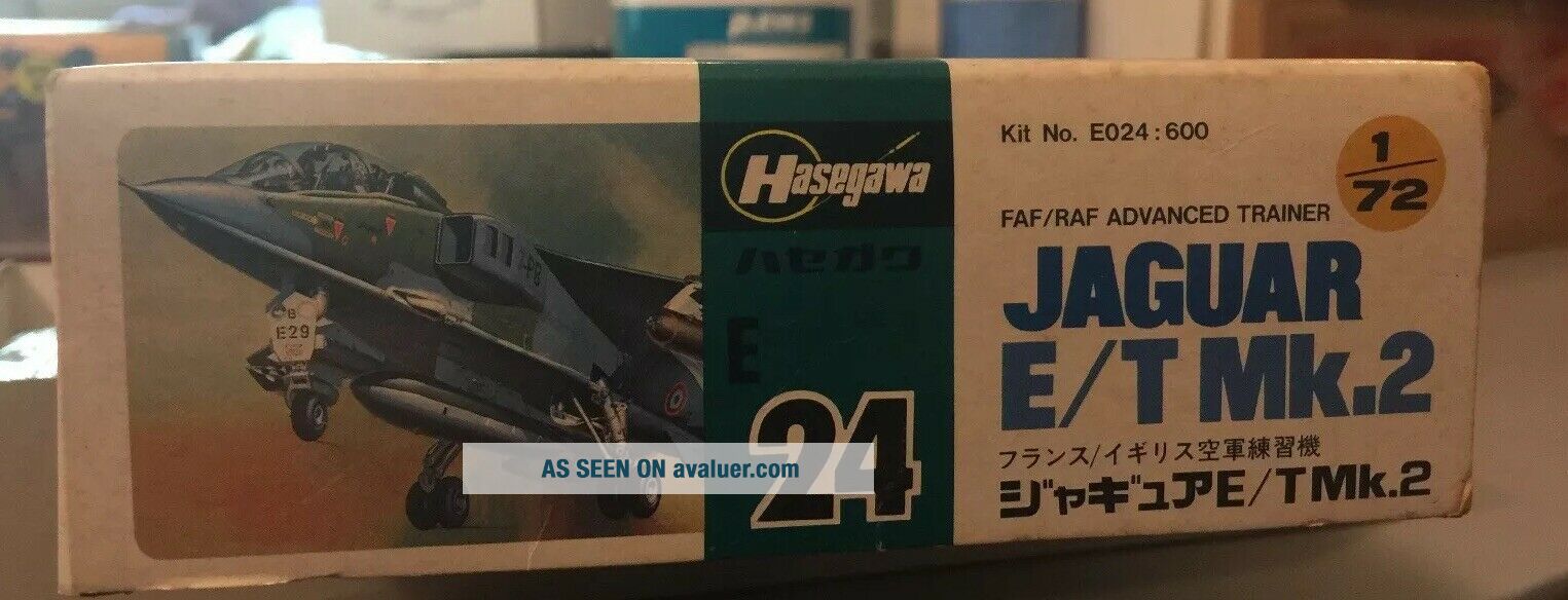 Hasegawa Jaguar E/T Mk. 2 1:72 Model Kit Airplane Plane E24 | #9236587