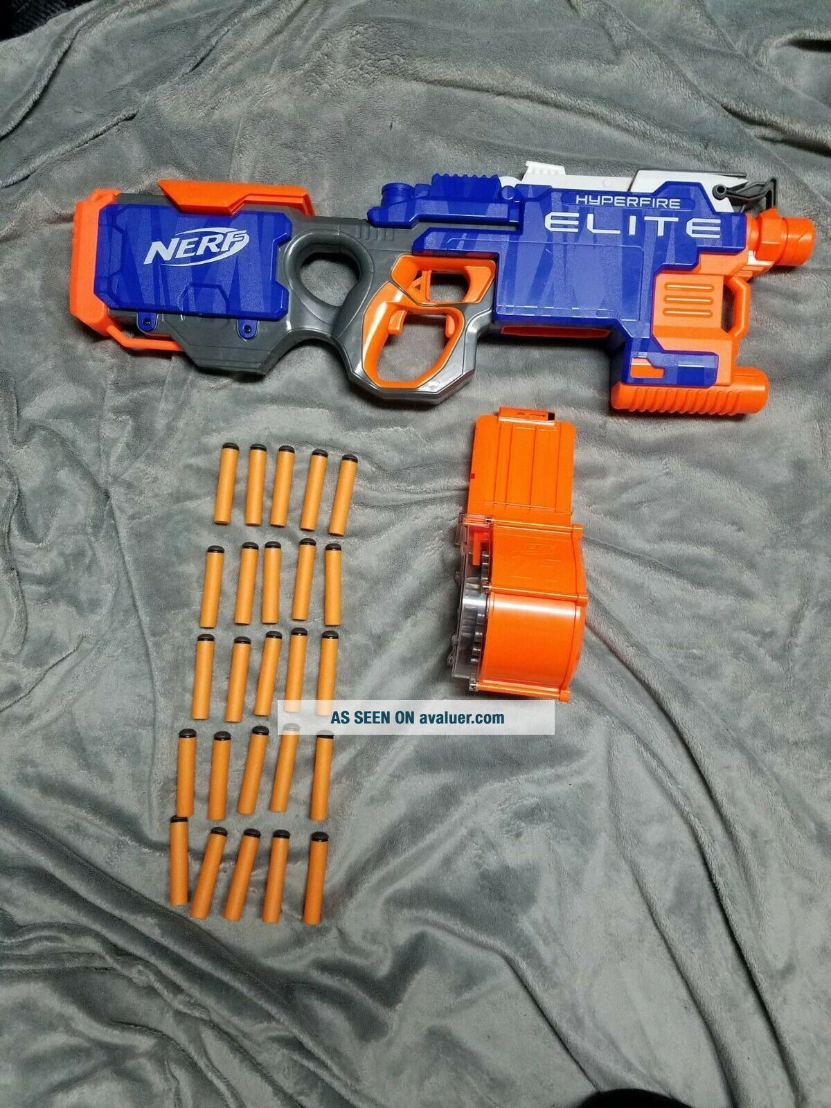 NERF Hyperfire Elite Dart Gun With Drum | #9270459