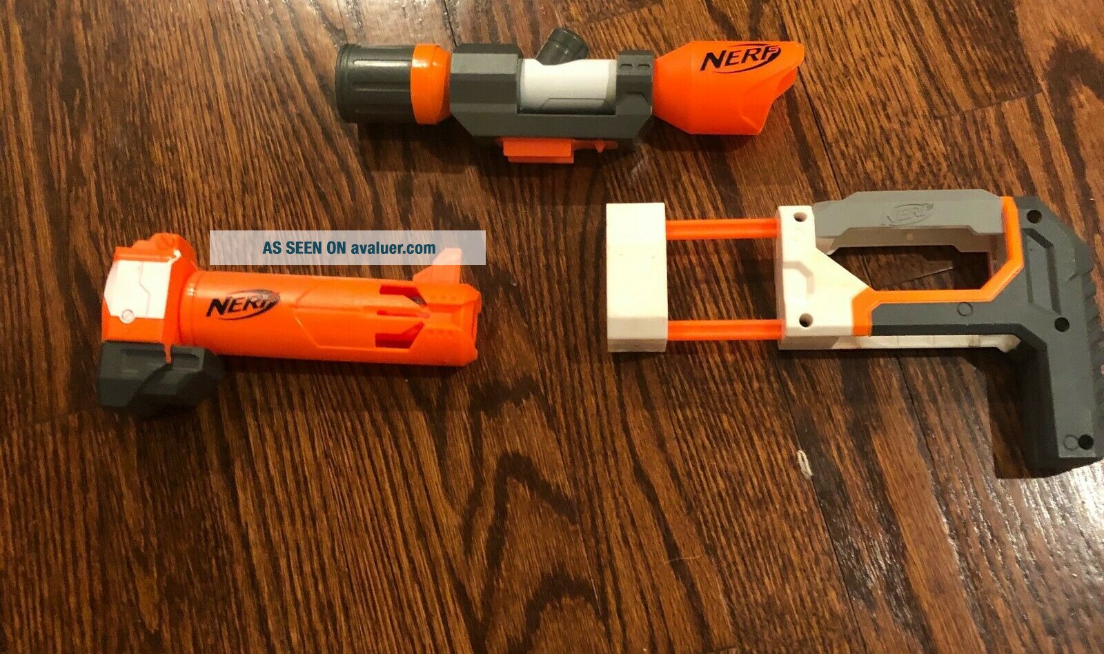 NERF N - Strike Stryfe With Scope And A Front Piece Also A Shoulder ...