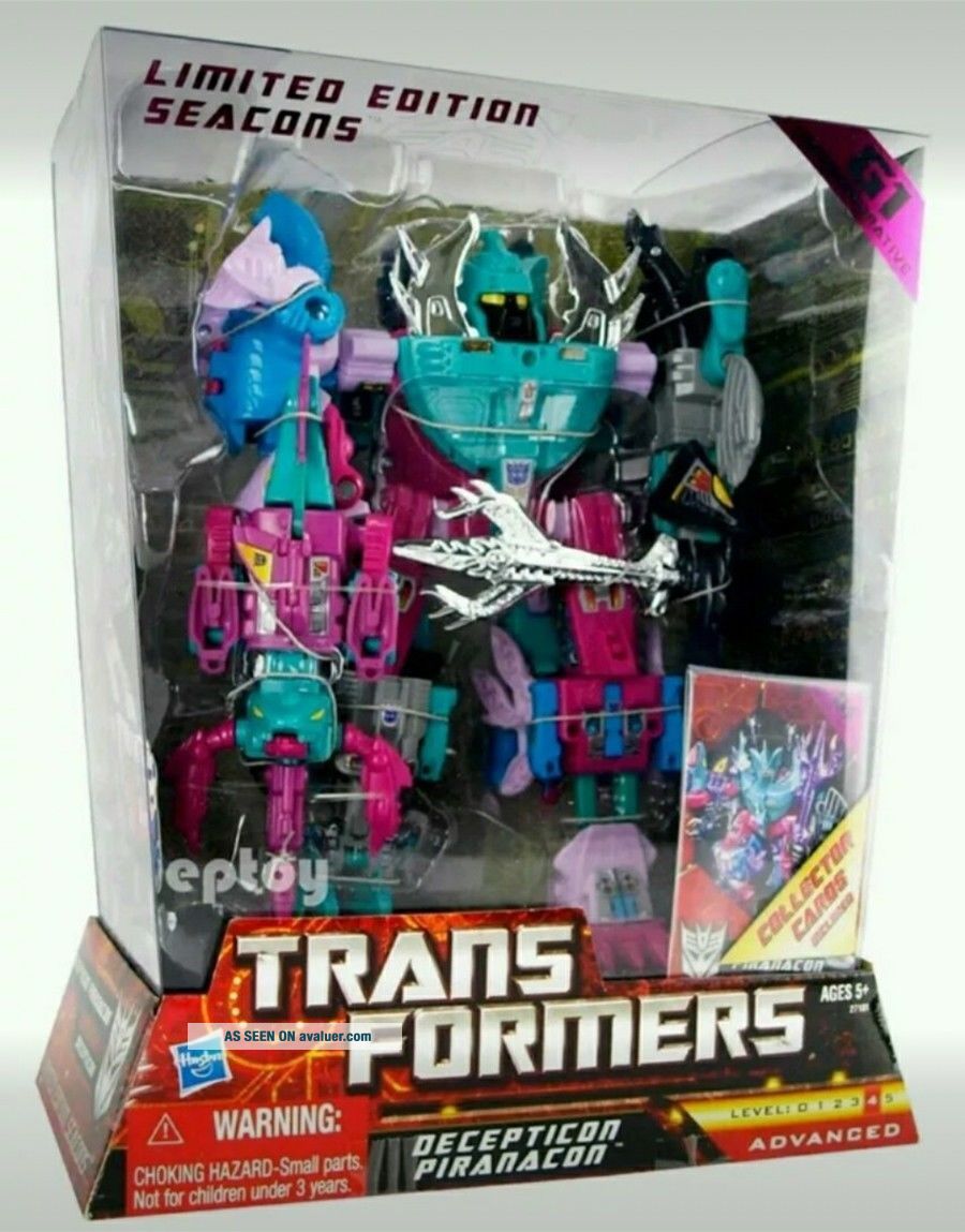 Transformers Limited Edition Seacons Piranacon MISB Complete | #9275528