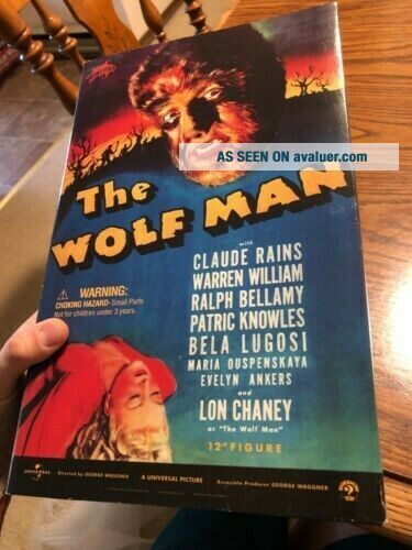 2001 Universal Monsters Sideshow Toys The Wolf Man 12 " Action Figure ...