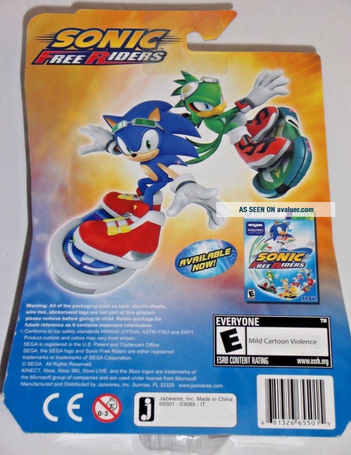 JAZWARES SEGA Game SONIC HEDGEHOG Riders - STORM ALBATROSS Poseable ...