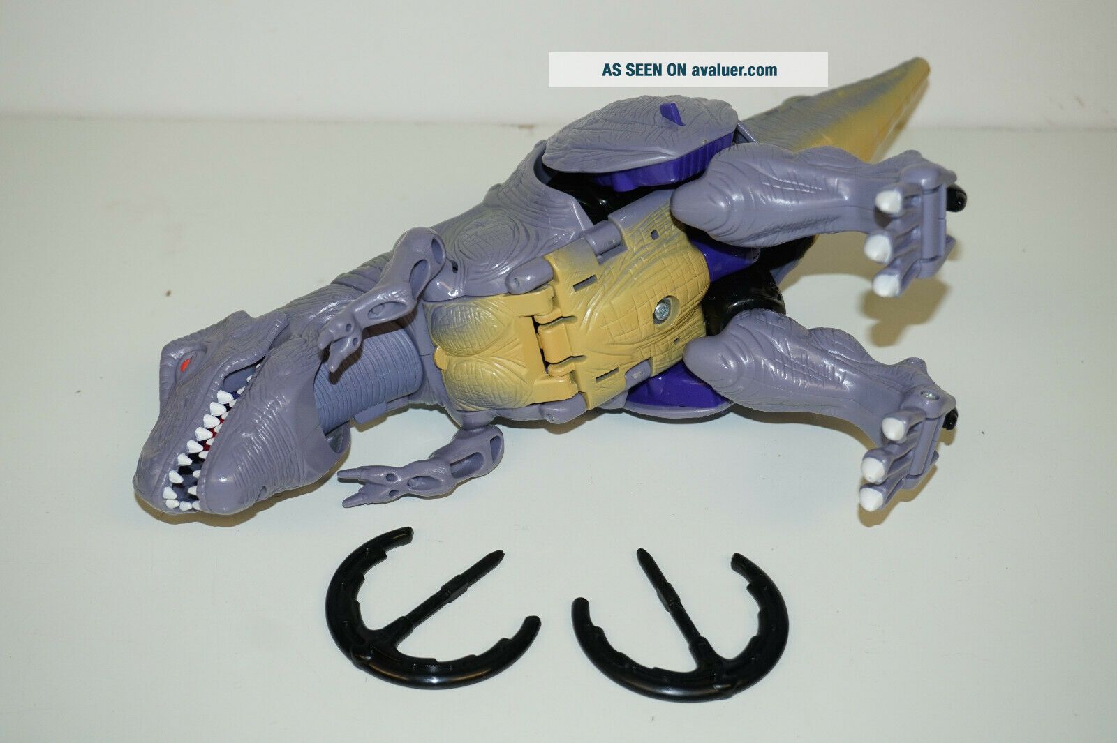 TRANSFORMERS BEAST WARS ULTRA CLASS MEGATRON PURPLE DINOSAUR COMPLETE ...