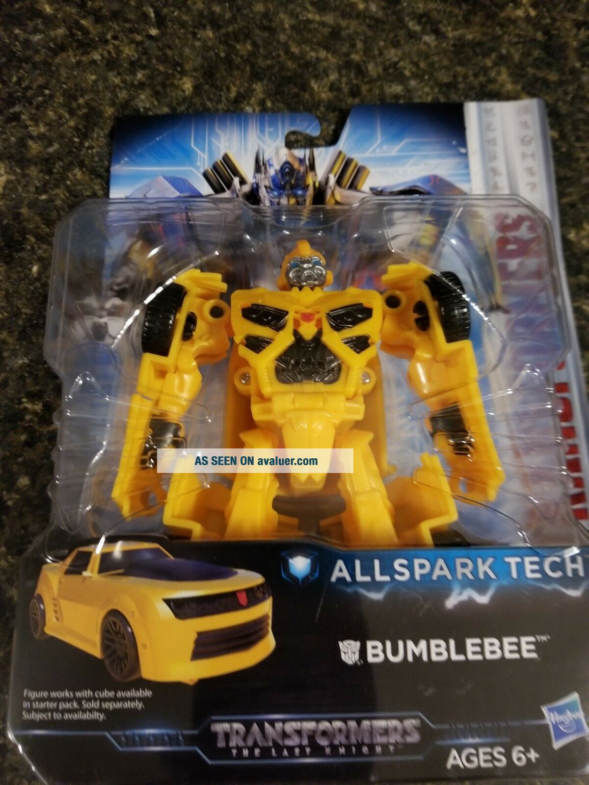 Transformers The Last Knight Allspark Tech Bumblebee Cube Powers Figure ...