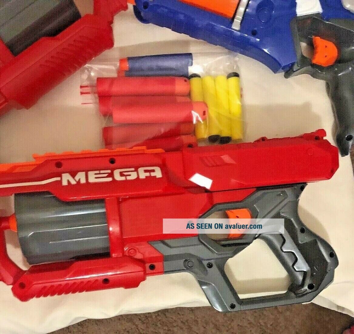 Nerf N - Strike Elite Mega CycloneShock Blaster And Strongarm Blaster ...