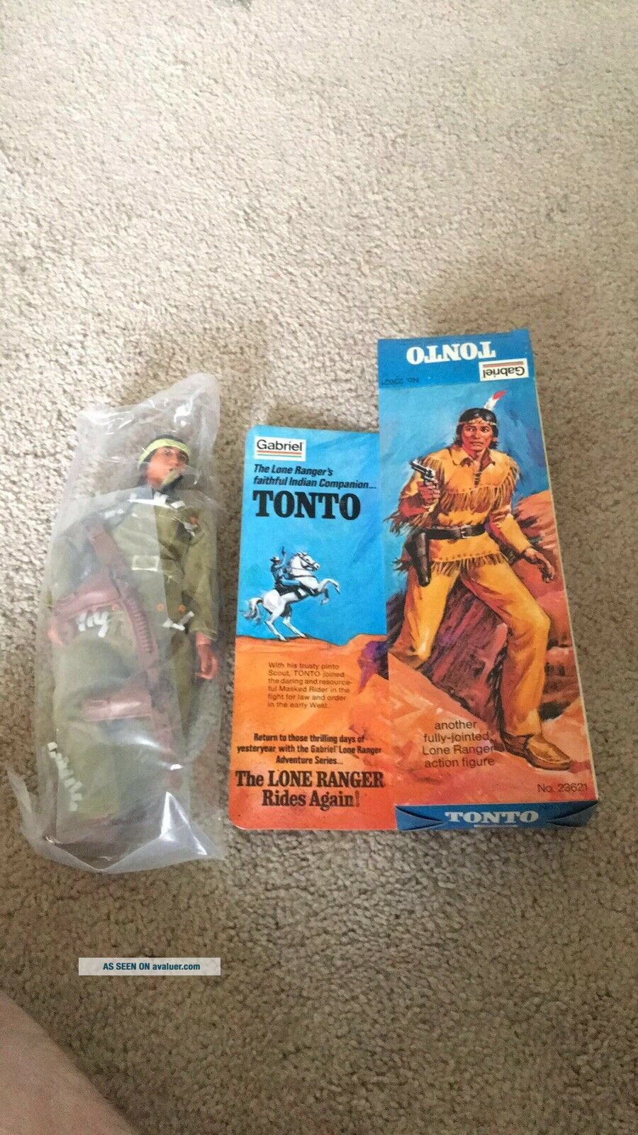 Gabriel 1975 The Legend Of The Lone Ranger Tonto Action Figure | #9308027