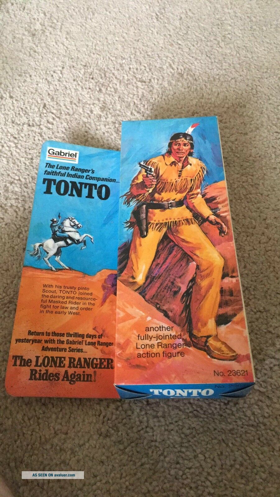 Gabriel 1975 The Legend Of The Lone Ranger Tonto Action Figure | #9308027