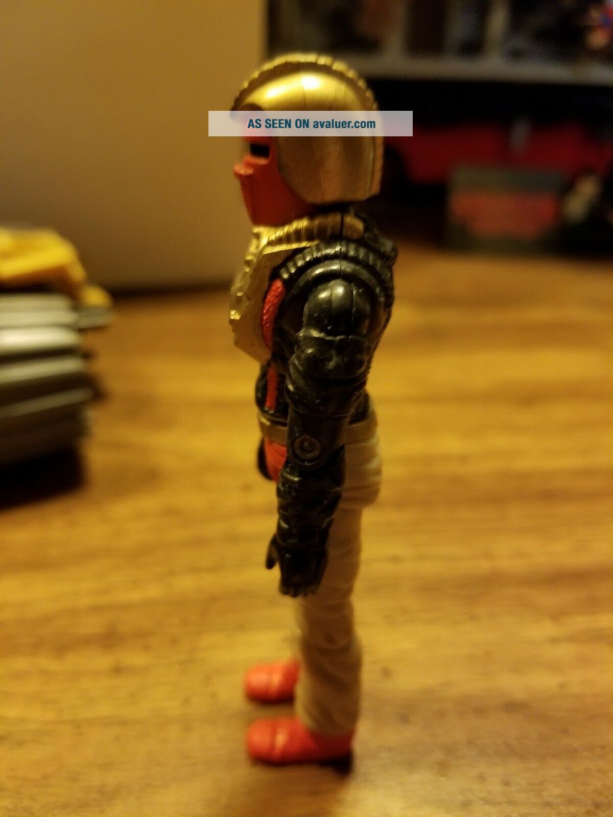 1988 GI JOE COBRA IRON GRENADIER DEMON WITH FERRET, FILE CARD, AND ...