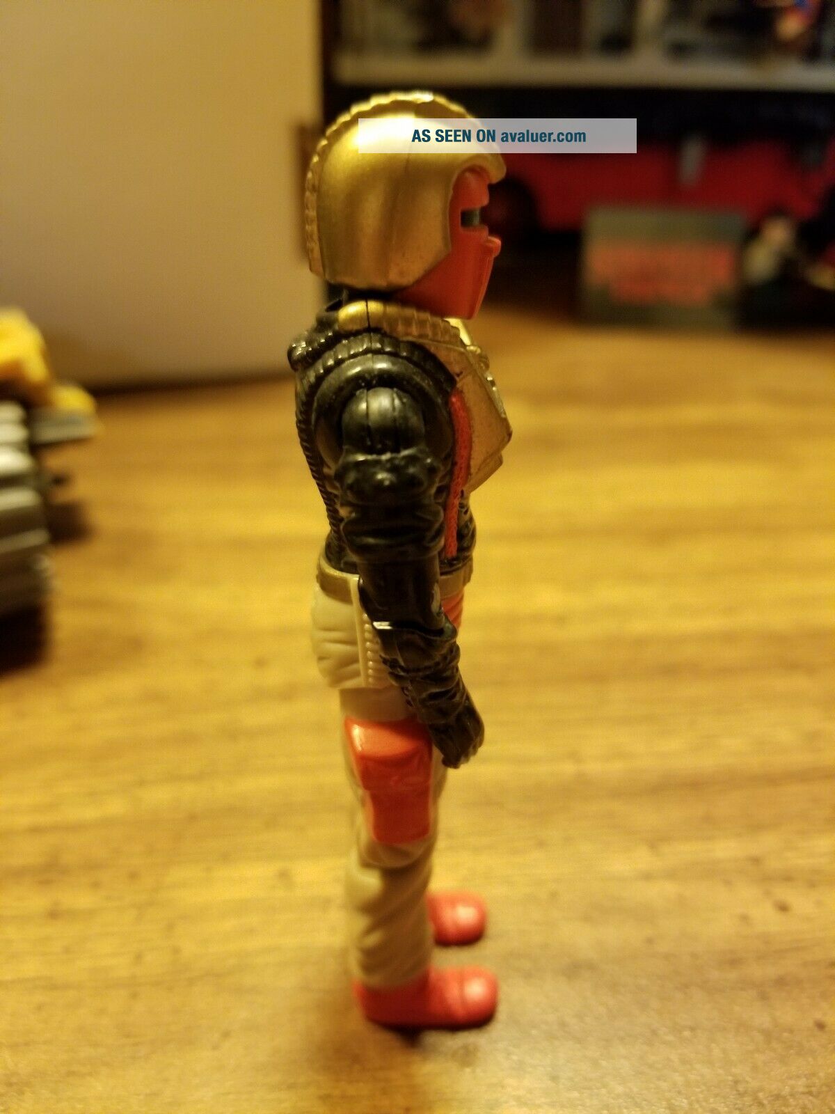 1988 GI JOE COBRA IRON GRENADIER DEMON WITH FERRET, FILE CARD, AND ...