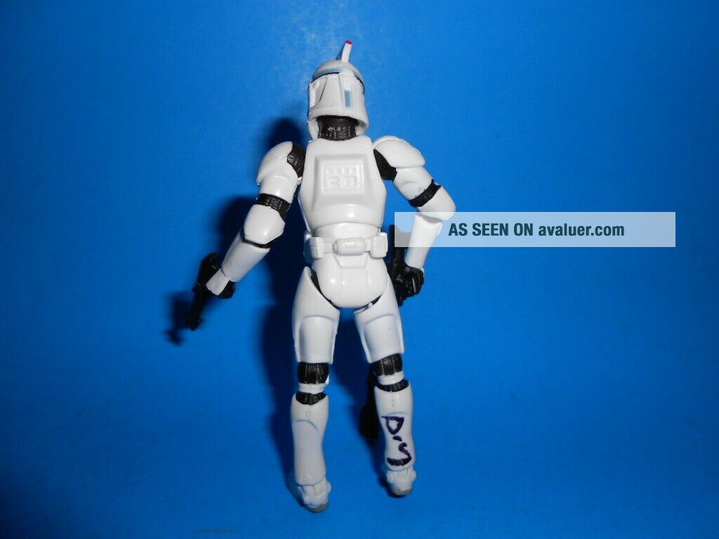 Star Wars 2007 Modern Style AOTC Clone Trooper Ink On Leg Heavy Blaster ...