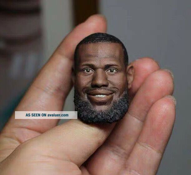Custom 1/6 Basketball Player King James LeBron James Head Sculpt For 12 ...