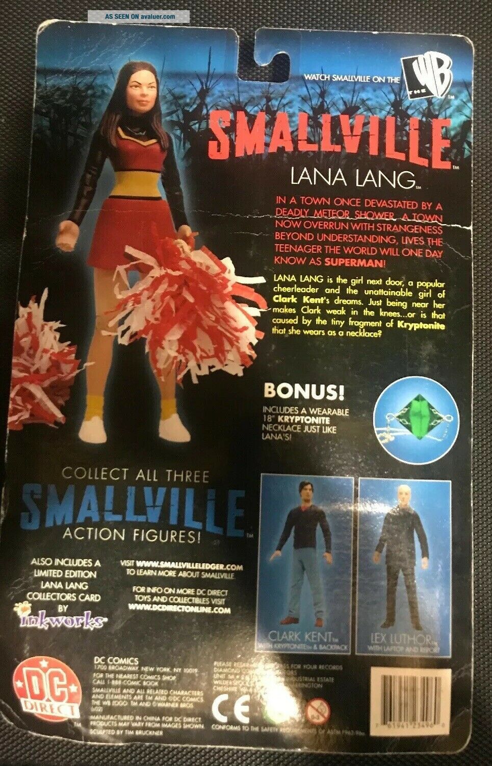 Smallville Lana Lang Action Figure With Trading Card DC Direct | #9289465