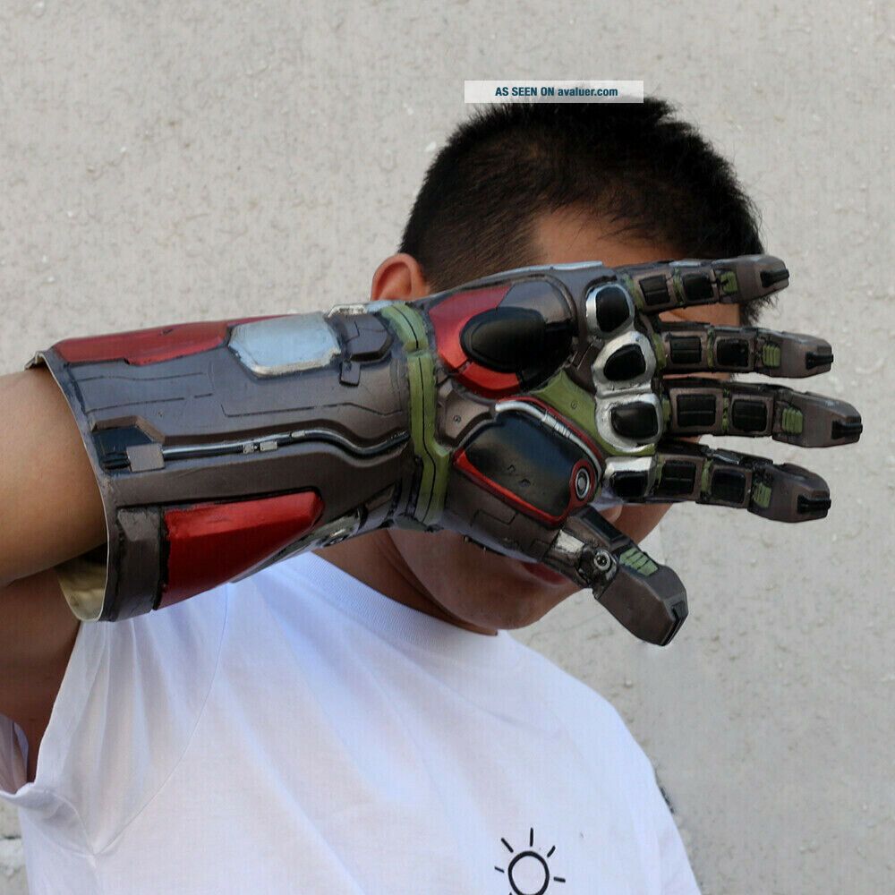 Avengers Endgame Infinity Gauntlet Cosplay Iron Man Tony Stark Gloves ...