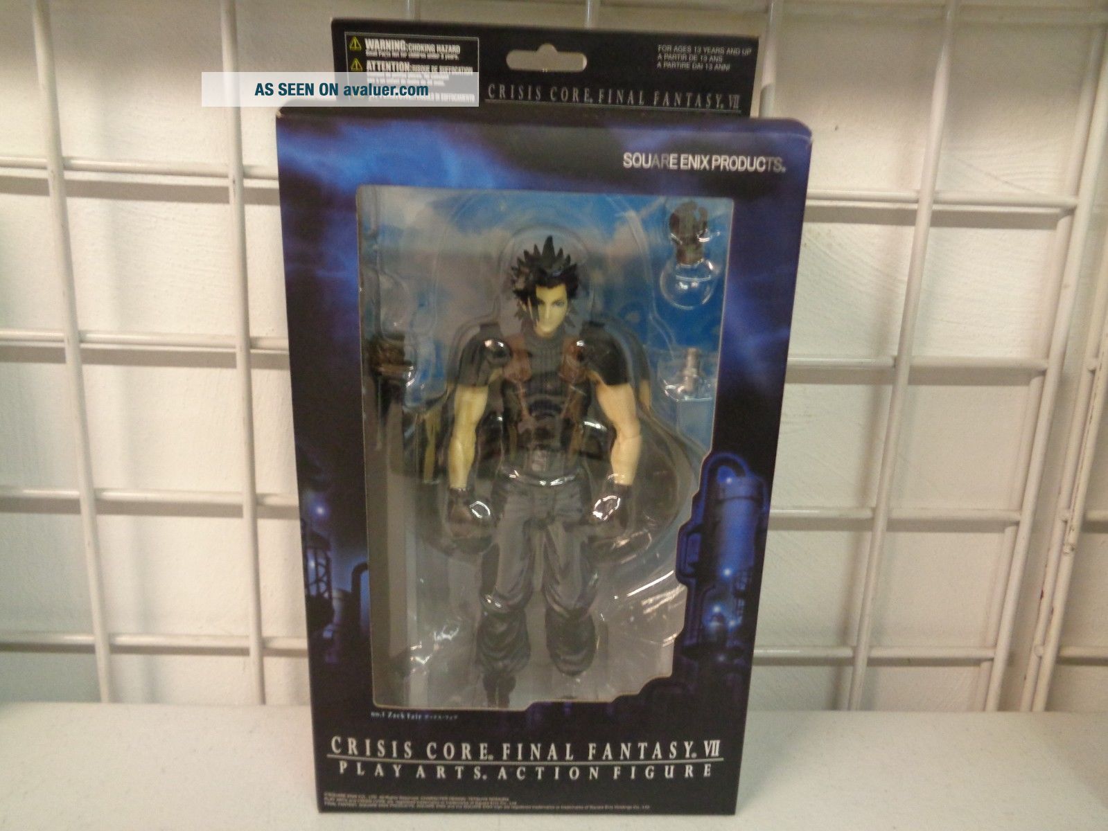 SQUARE ENIX PLAY ARTS CRISIS CORE FINAL FANTASY VII NO. 1 ZACK FAIR ...