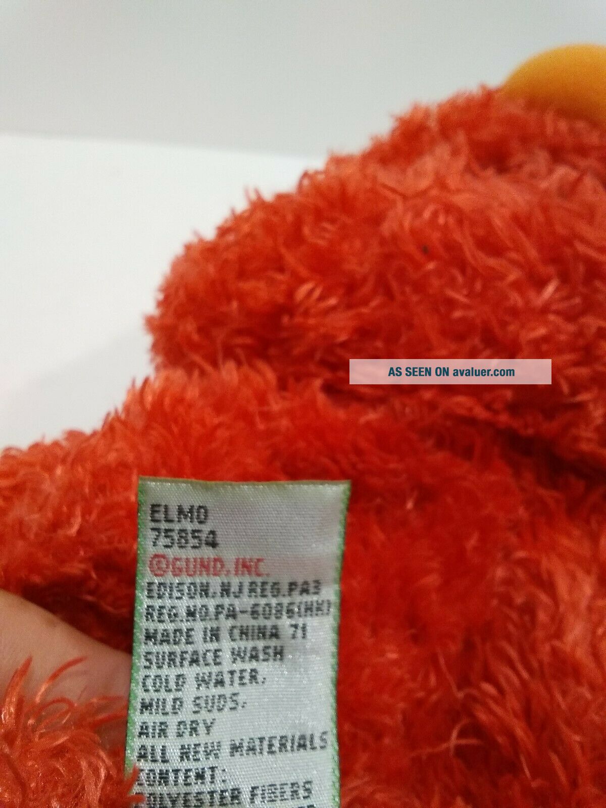 2003 Gund Sesame Street Elmo Hand Puppet Plush | #9343754