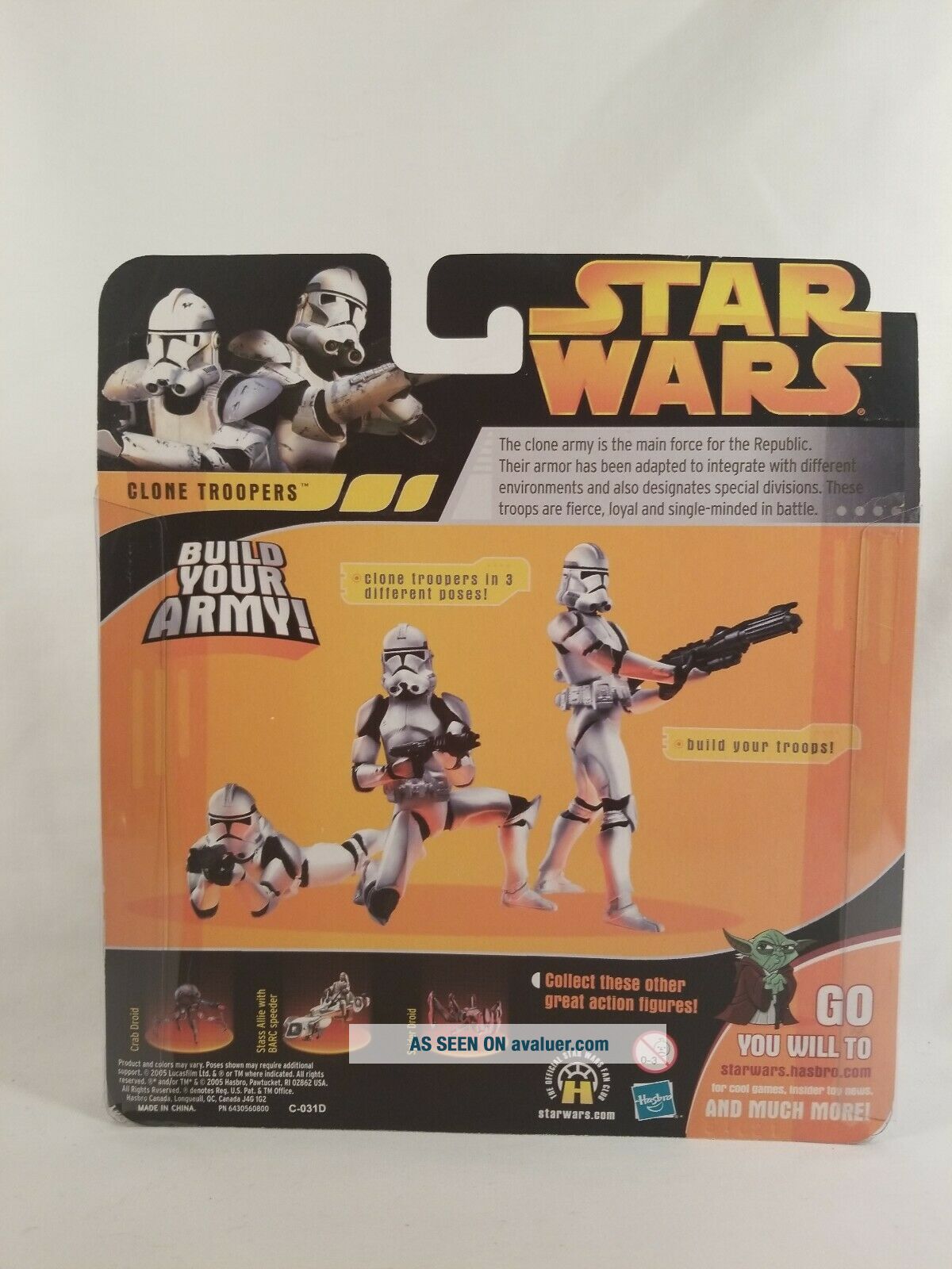 Star Wars Revenge Of Sith ROTS Build Your Army Clone Troopers Figures ...