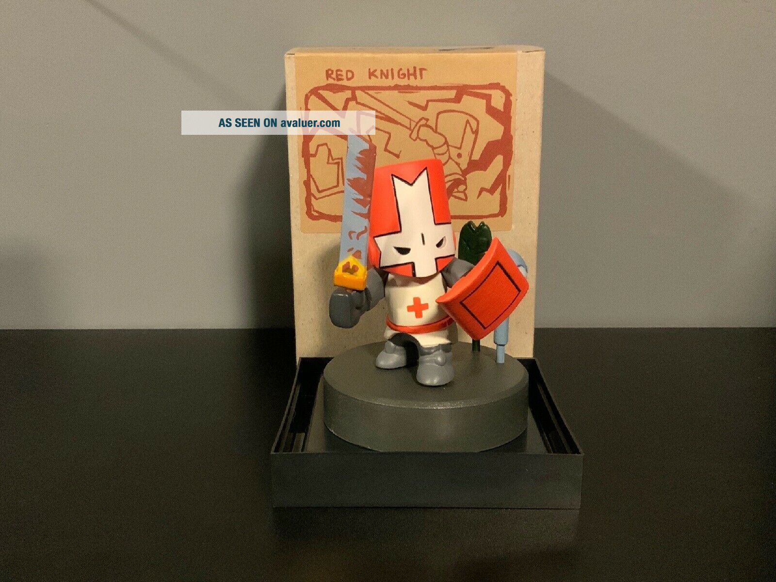 Red Knight Castle Crashers Video Game Figure With Display Case And ...