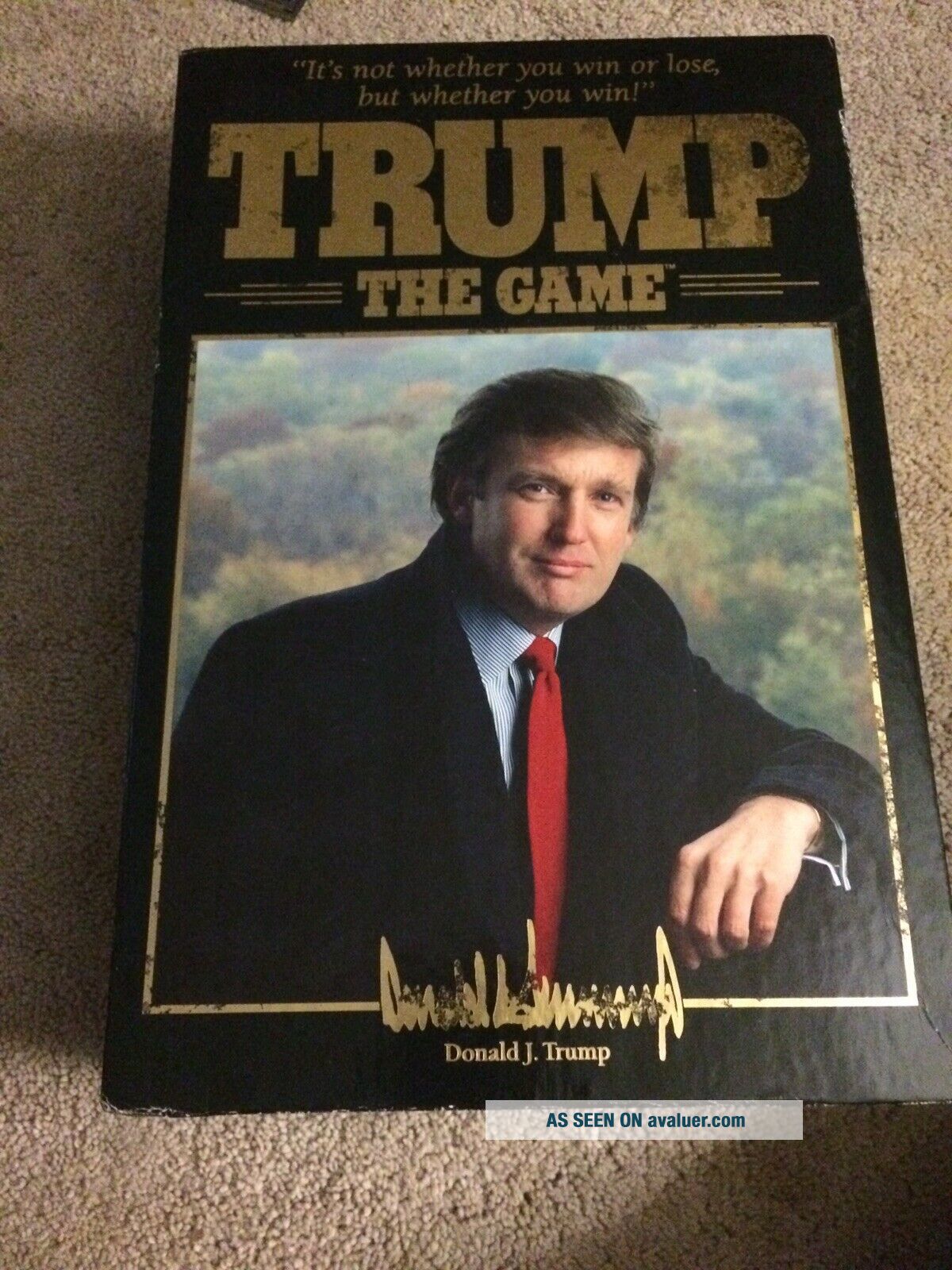 Donald Trump The Game Milton Bradley Board Game 1989 Complete President ...