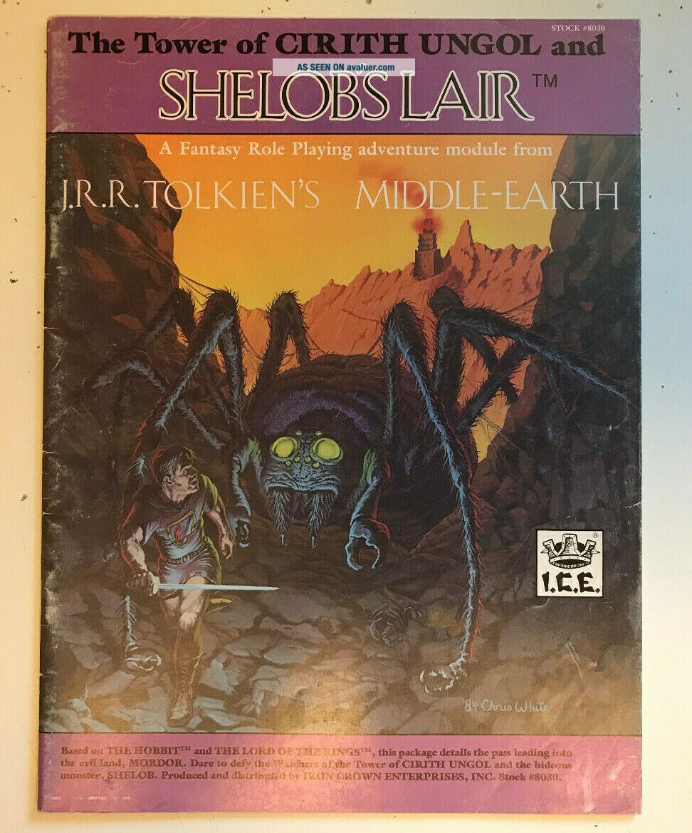 The Tower Of Cirith Ungol And Shelob ' S Lair Merp Rolemaster | #9368617