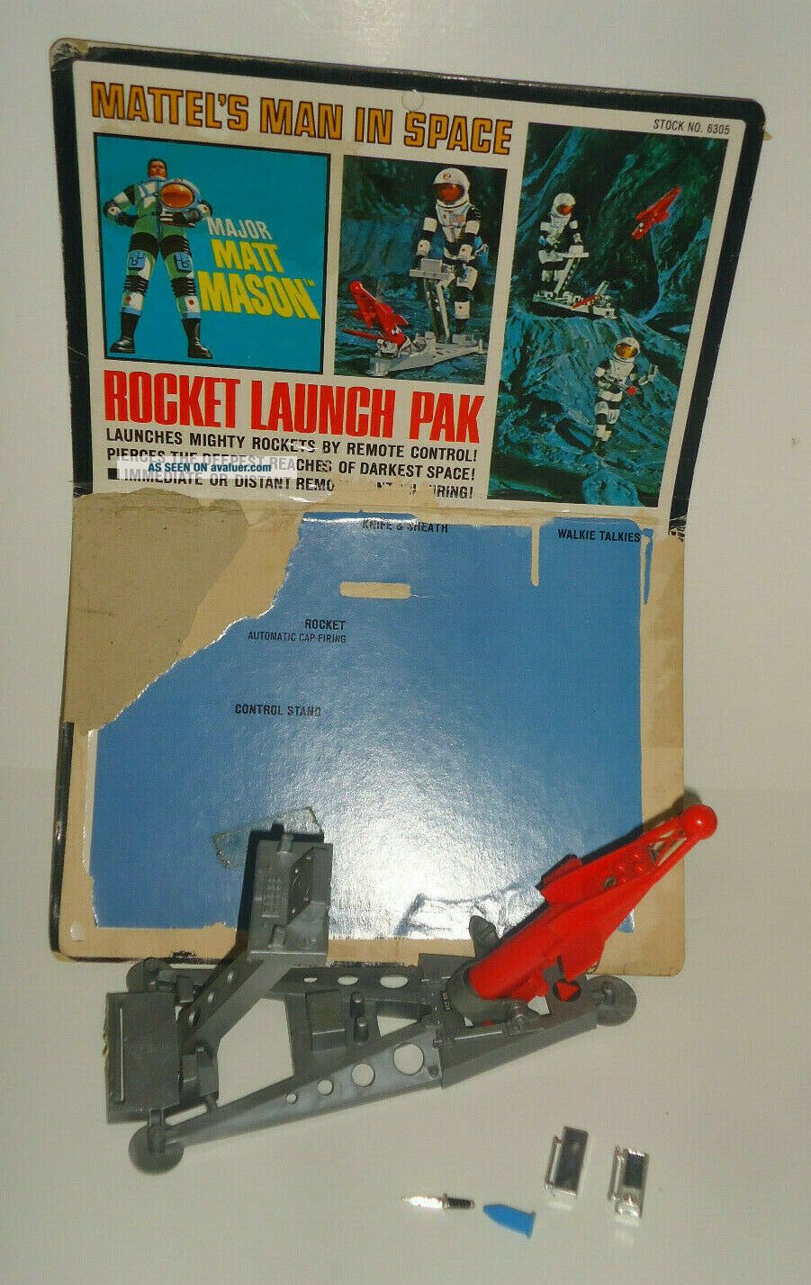 Matt Mason Space Rocket Launch PAK 99. 9 Complete W/ UNPUNCHED CARD ...