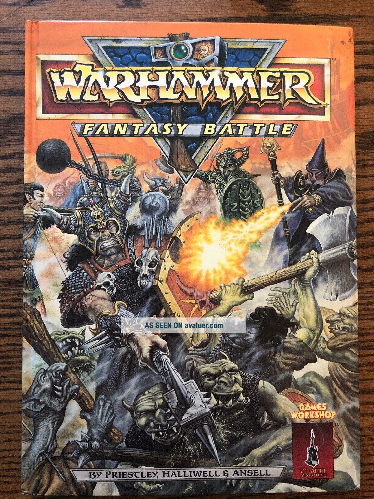 1987 Games Workshop Warhammer Fantasy Battle Tabletop Rule Book 3rd ...