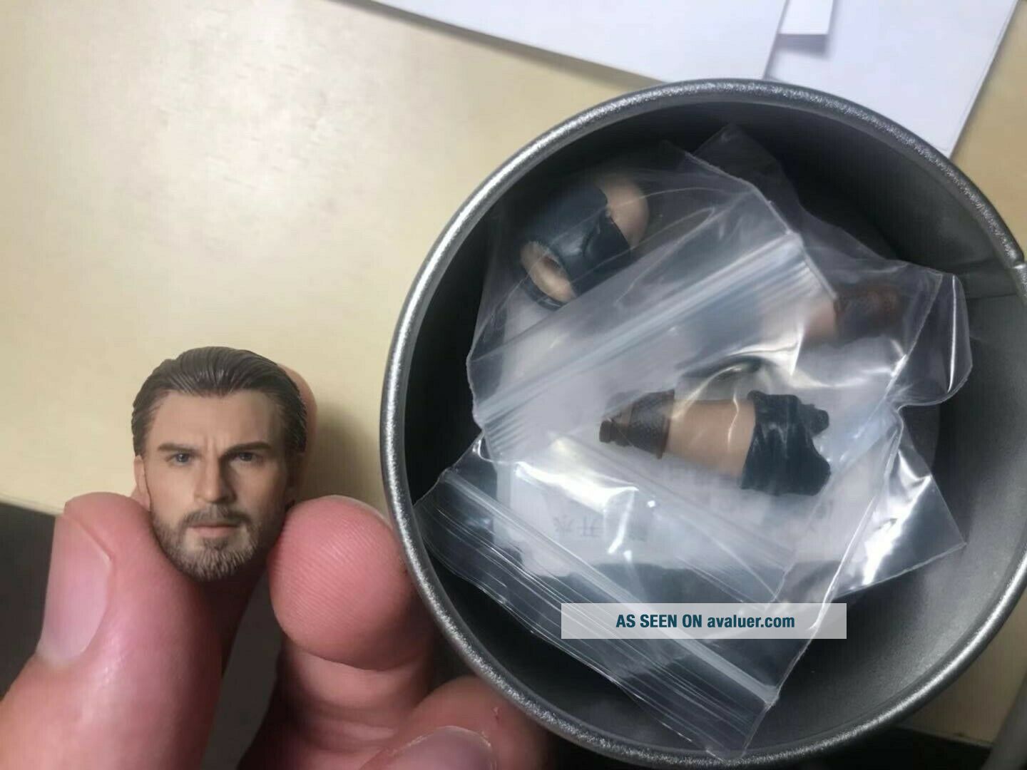 1:12 Scale Captain America Head Steve Rogers Head Sculpt For S. H ...
