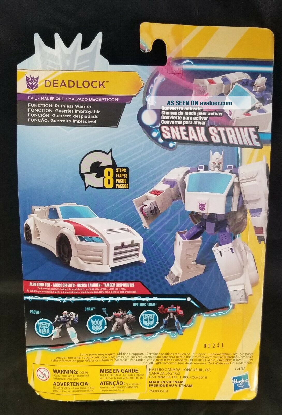 Transformers Cyberverse Gnaw, Prowl, And Deadlock Power Of The Spark ...