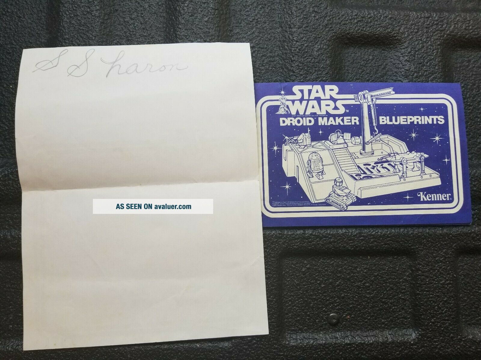 Vintage 1977 Kenner Star Wars Droid Factory Droid Maker Blueprints ...