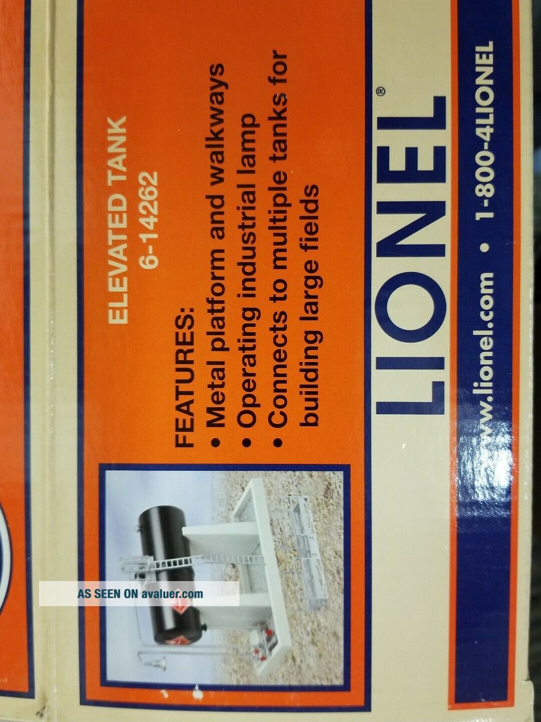 LIONEL ELEVATED OIL TANK O GAUGE Train Building Scenery 6 - 14262 ...