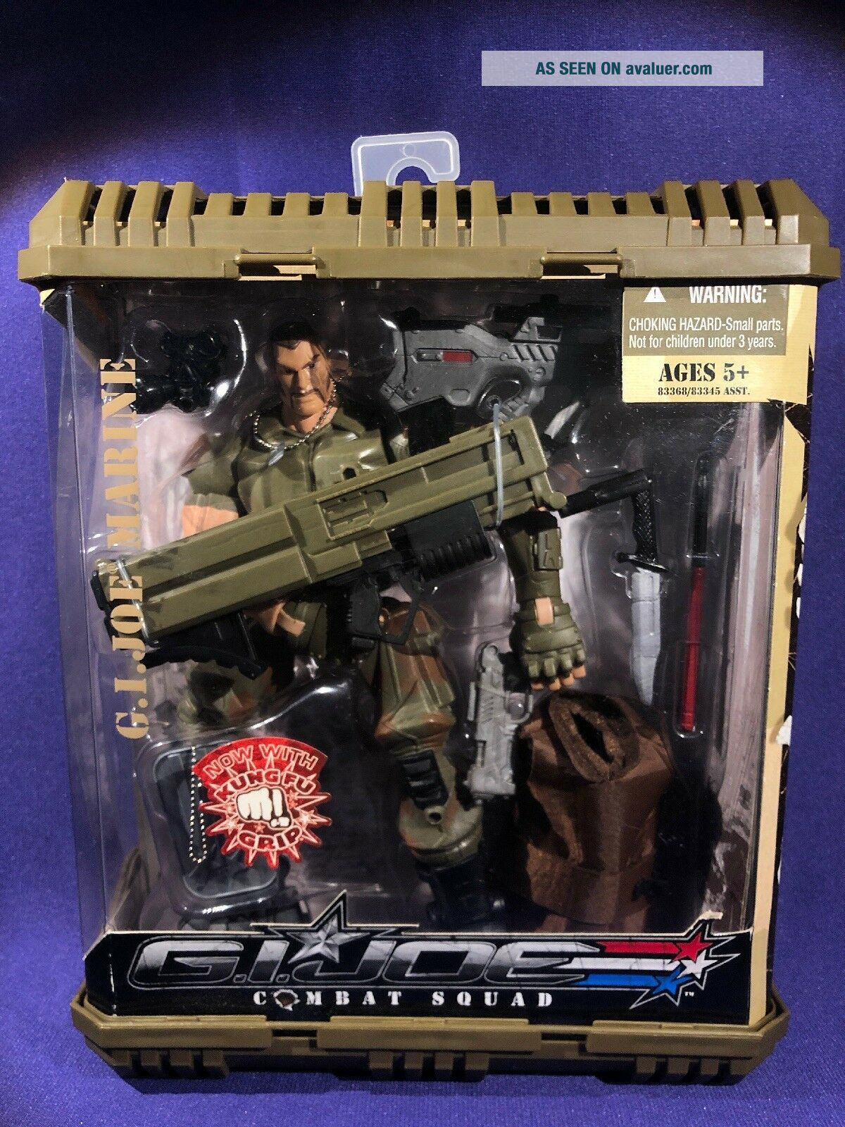 Hasbro GI Joe Sigma Six 6 Combat Squad Marine LEATHERNECK Figure NIB ...