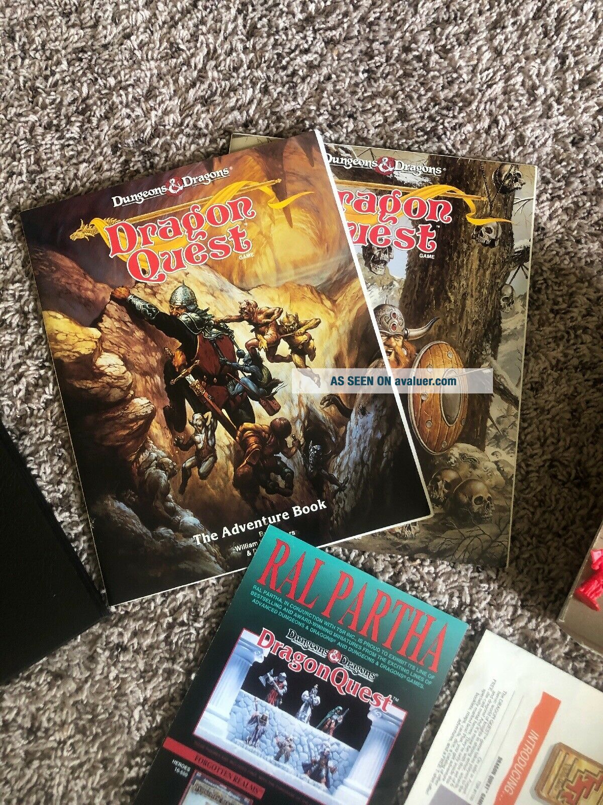 TSR D&D Dragon Quest Board Game 1992 Incomplete Dungeons & Dragons ...