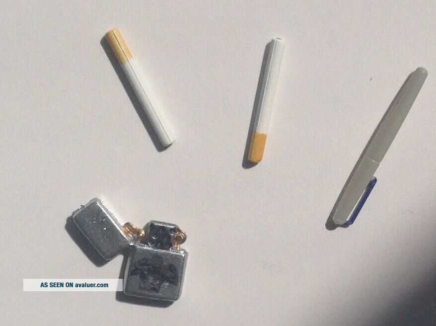 1/6 Scale Cigarettes, Cigarette Lighter, And Pen For 12 Inch Action ...