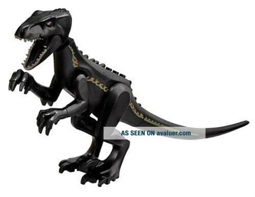 LEGO INDORAPTOR FIGURE Jurassic World 75930 Park Minifig Dinosaur Black ...