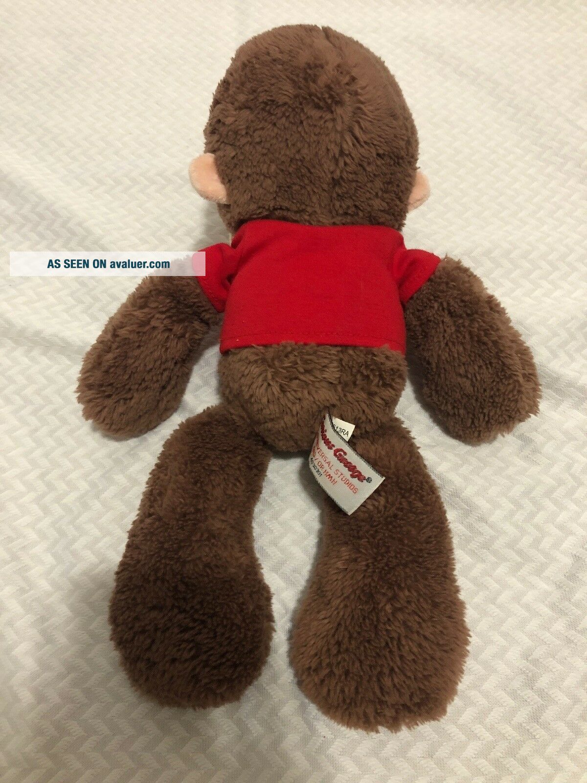 Curious George Red Shirt Take Along Stuffed Plush Monkey 14 " | #9410648