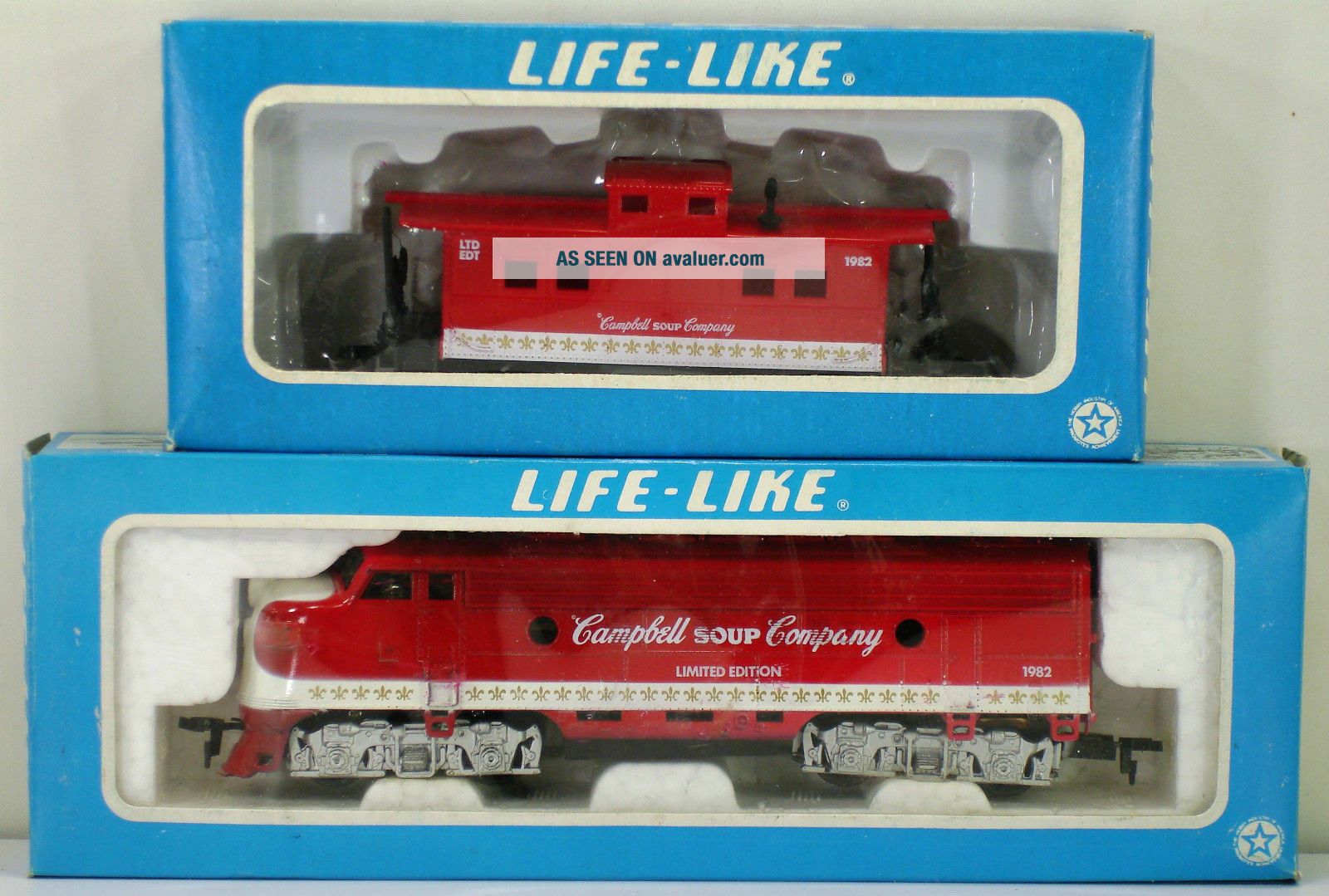 1982 Life Like HO Scale Campbell Soup Train Set Never Assembled | #9412638