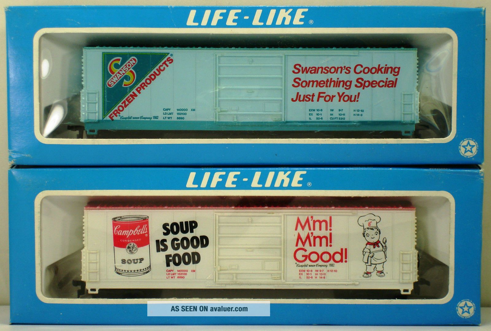 1982 Life Like HO Scale Campbell Soup Train Set Never Assembled | #9412638