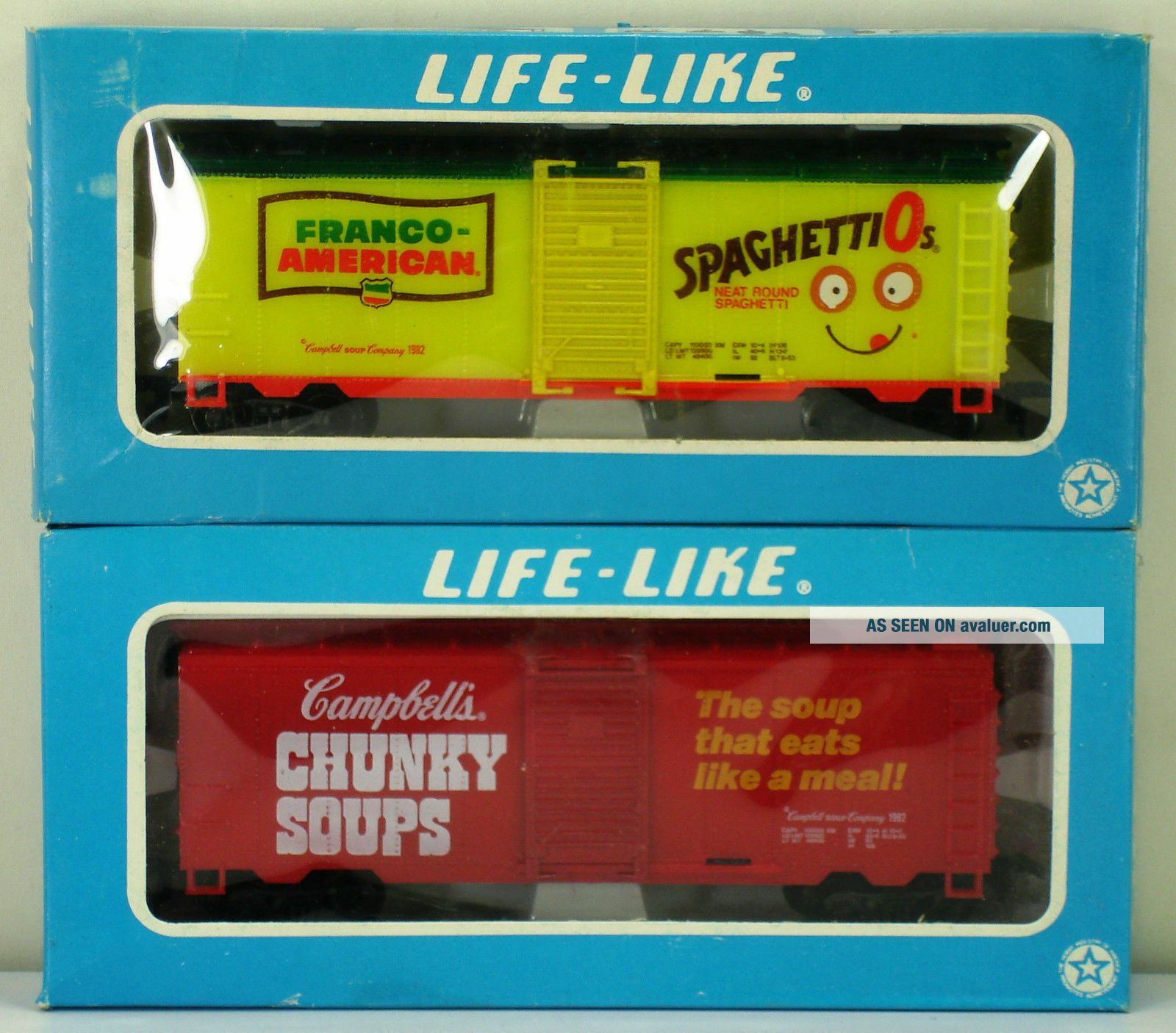 1982 Life Like HO Scale Campbell Soup Train Set Never Assembled | #9412638