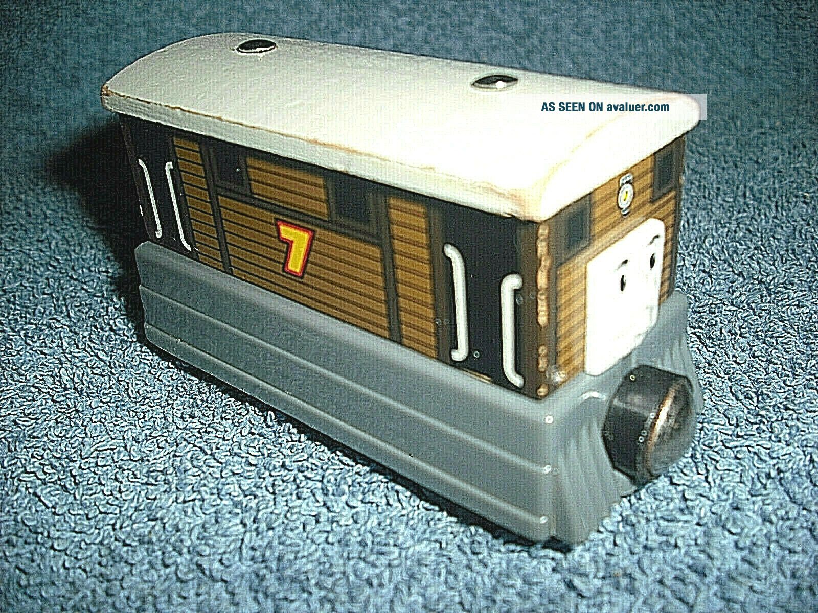 THOMAS & FRIENDS TOBY THE TRAM WOODEN RAILWAY MAGNETIC TRAIN CAR ...
