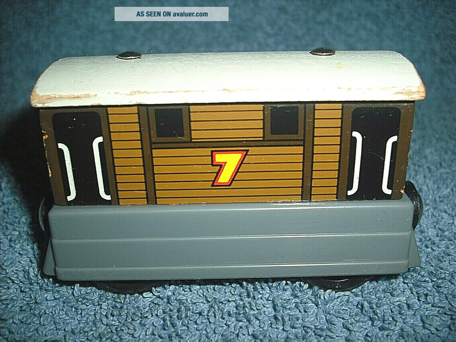 THOMAS & FRIENDS TOBY THE TRAM WOODEN RAILWAY MAGNETIC TRAIN CAR ...