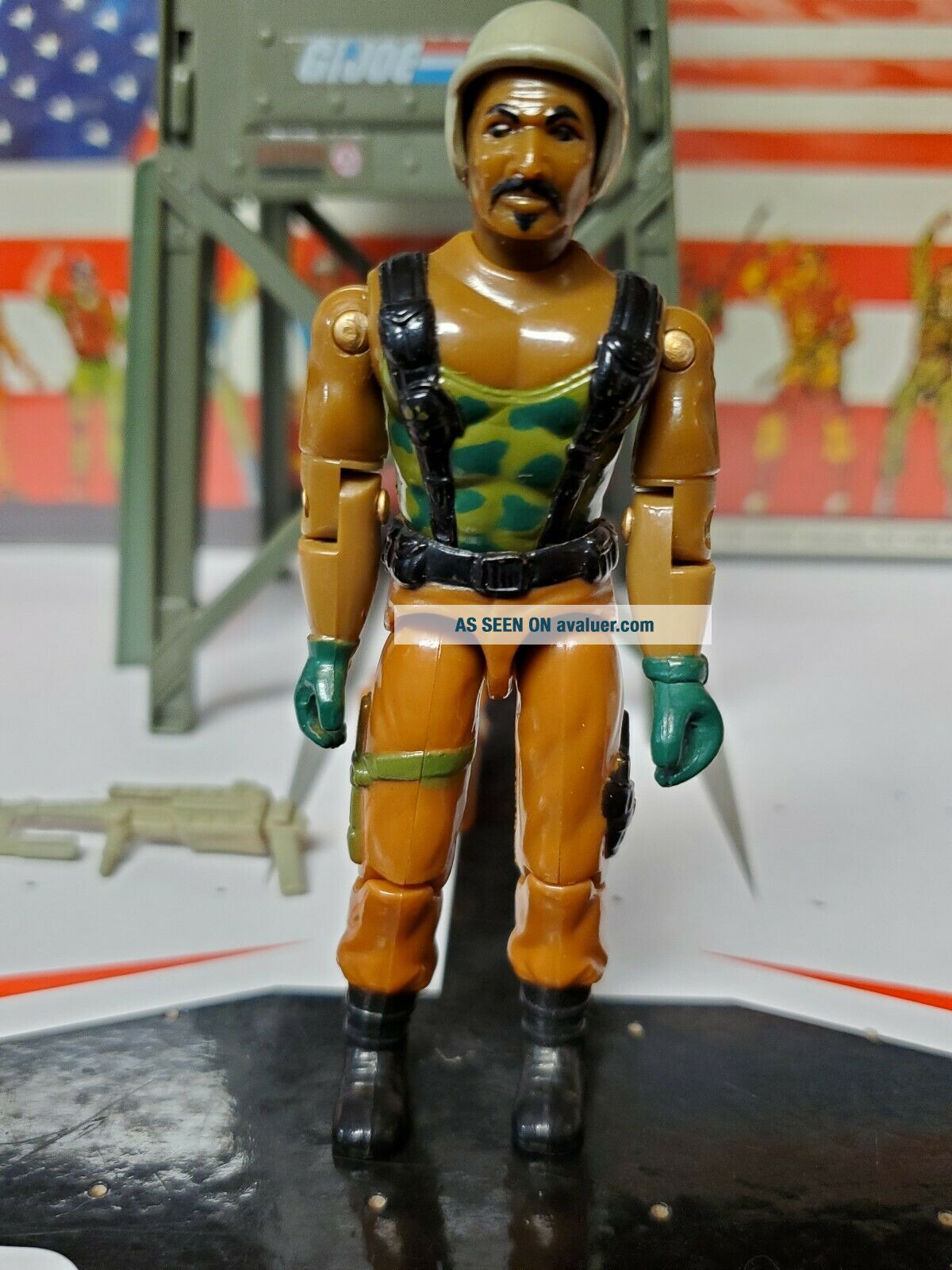 1984 GI Joe ARAH Watch Tower Complete With V1 Roadblock | #9439245