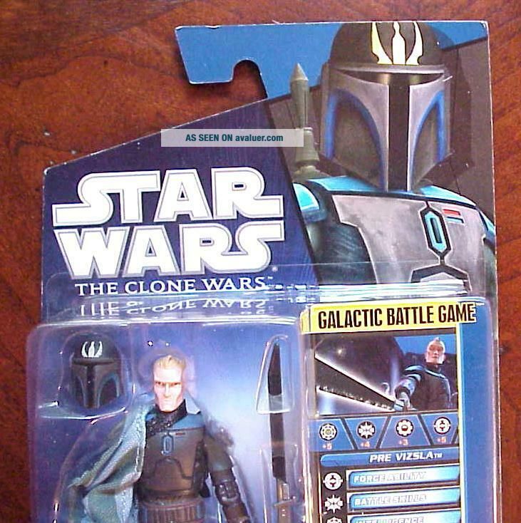 Star Wars The Clone Wars PRE VIZSLA CW08 Action Figure W/ Darksaber ...