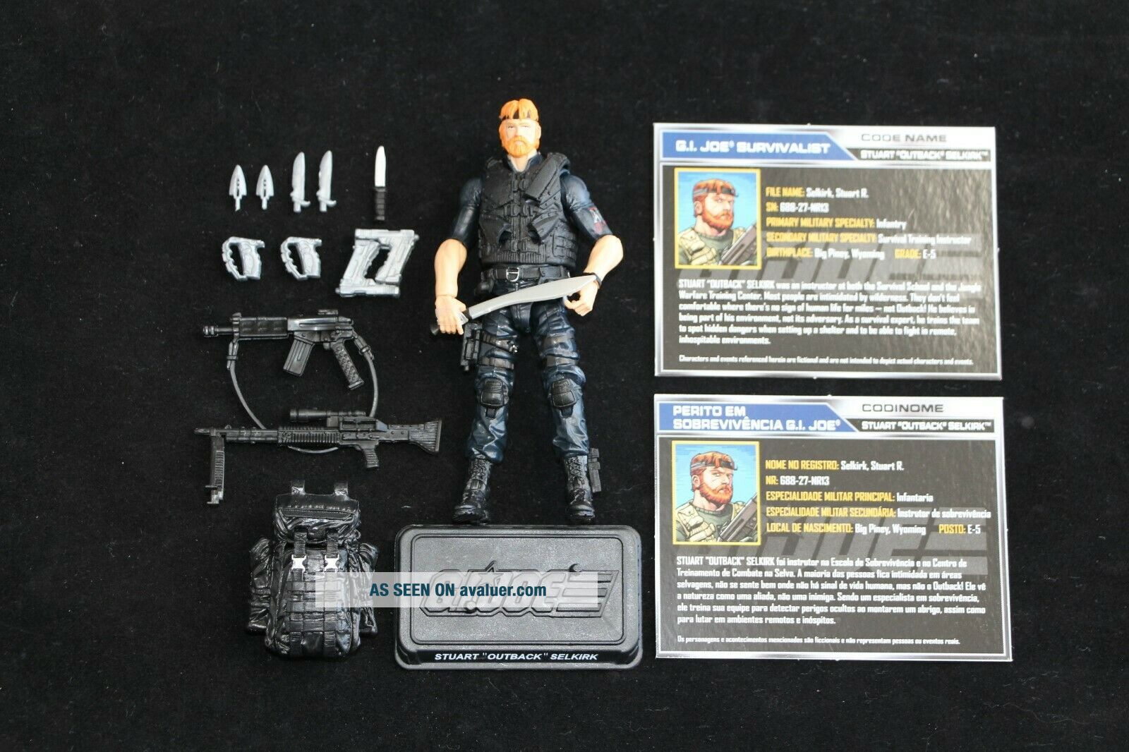 Gi Joe Hasbro 50th Special Forces 3 Pack Outback Figure Complete 9443685